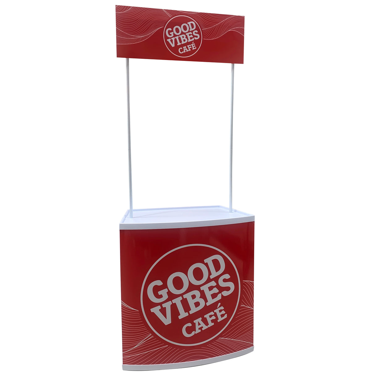 Portable Promo Counter with Printed Graphics